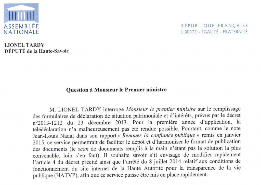 justice - Lionel TARDY